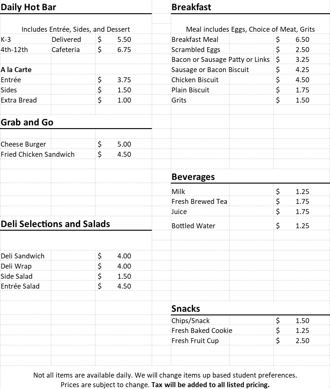 School Information and Services - Springwood School