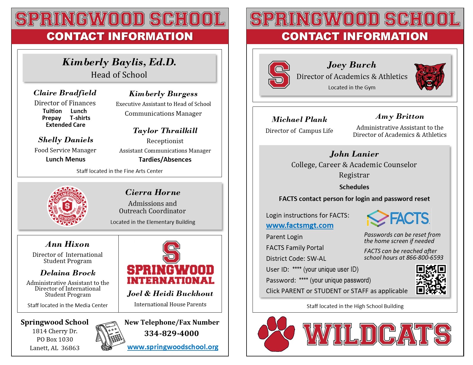 Springwood School - Lanett, AL